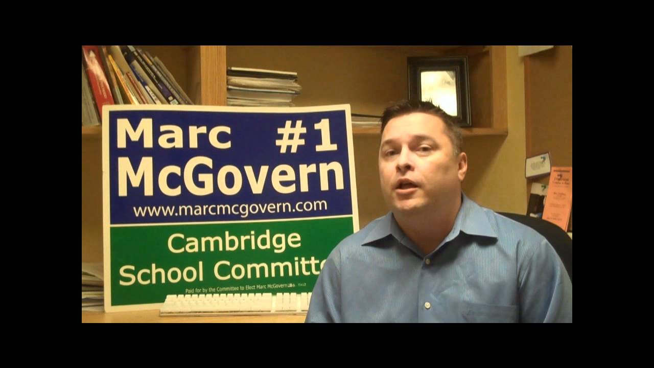 Marc McGovern for Cambridge School Committee - YouTube