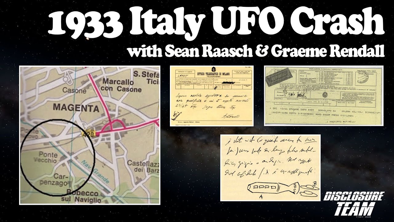 1933 Italy UFO Crash with Sean Raasch & Graeme Rendall - YouTube