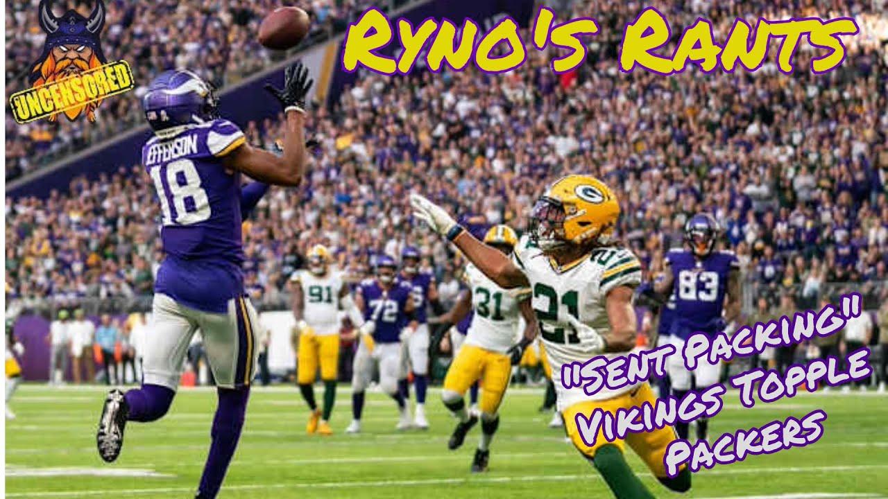"Sent Packing" - Vikings Topple Packers - YouTube