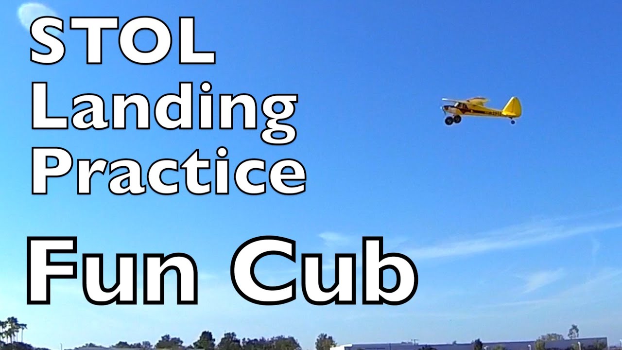 How to do STOL landings - Fun Cub - YouTube