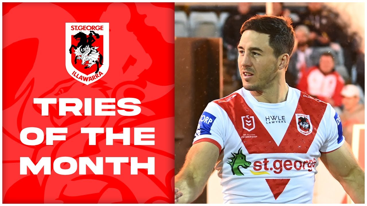 St George Illawarra Dragons Top Tries of June | Month in Review | NRL ...