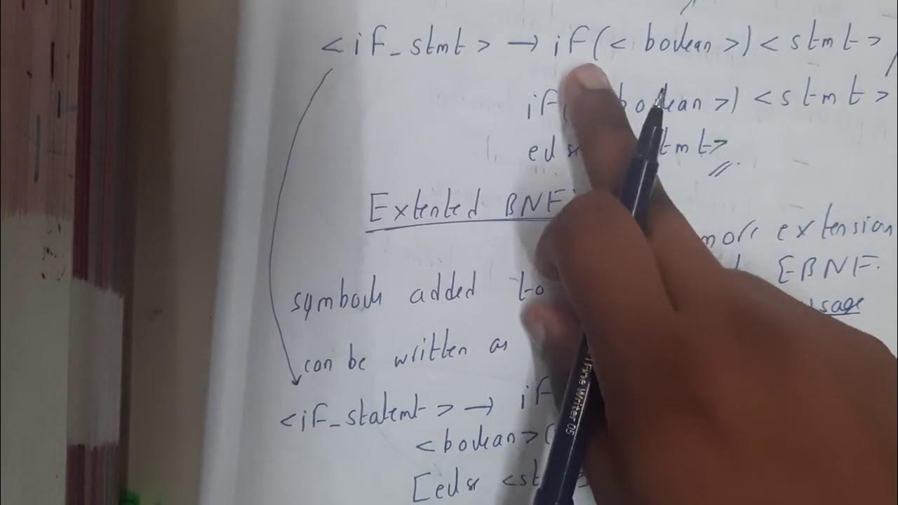 2.9 BNF and EBNF - YouTube