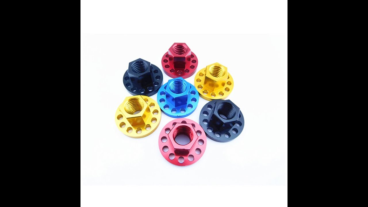 Speedway / Grasstrack Motorcycle Chain Guard Nut - YouTube