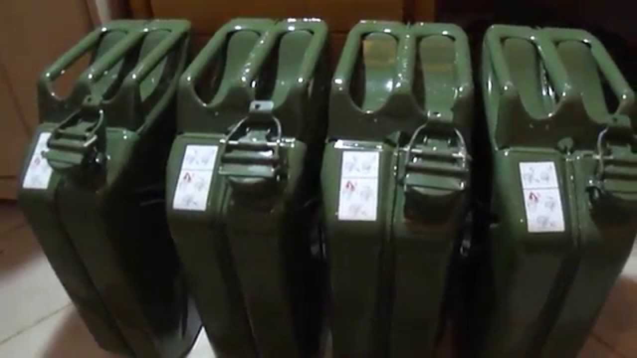 NATO JERRY CANS for Preppers - YouTube