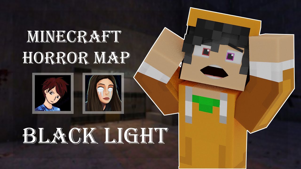 [Minecraft] Black Light Horror Map | Steve Squad! - YouTube