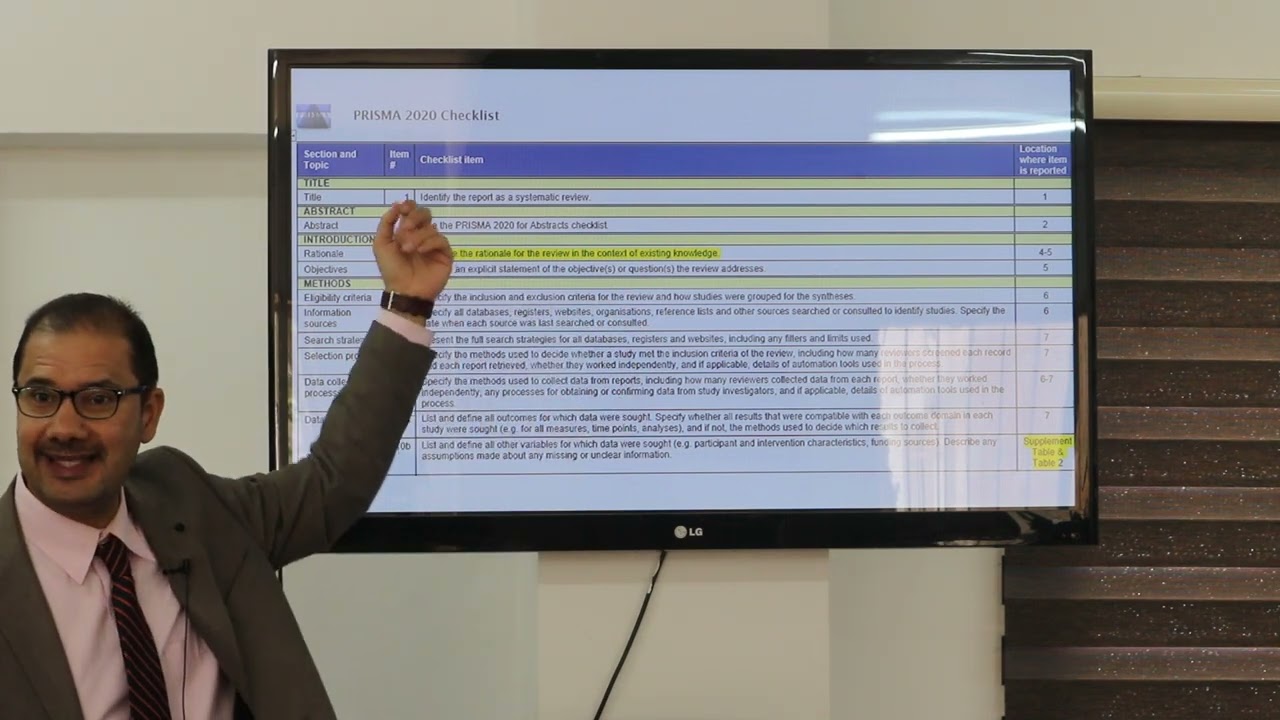 Systematic Review. By Dr. Ali Azeez Ali - YouTube