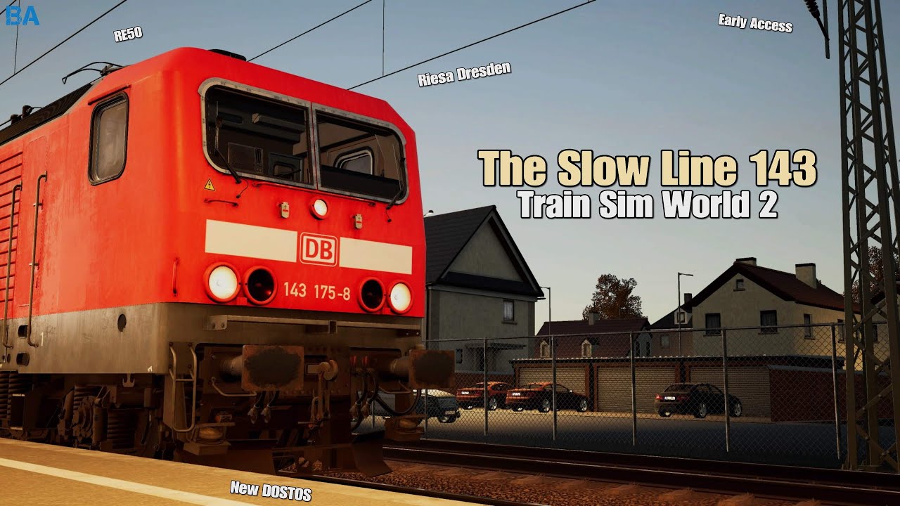 The Slow Line 143|Nahverkehr Dresden|RUSH HOUR|Train Sim World 2 - YouTube