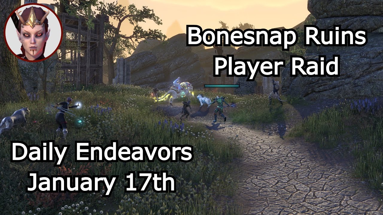 Bonesnap Player Raid | January 17th Daily Endeavors Walkthrough - The ...