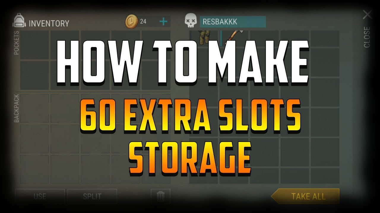 HOW TO MAKE 60 EXTRA SLOT STORAGE AND NO NEED CHOPPER TO GET THESE ...