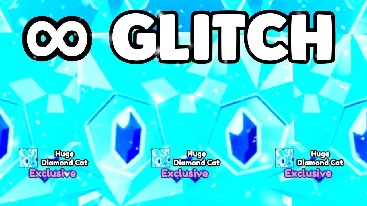OMG! 💎🥳 INFINITE *HUGE DIAMOND CAT* GLITCH... in Pet Simulator X! - YouTube