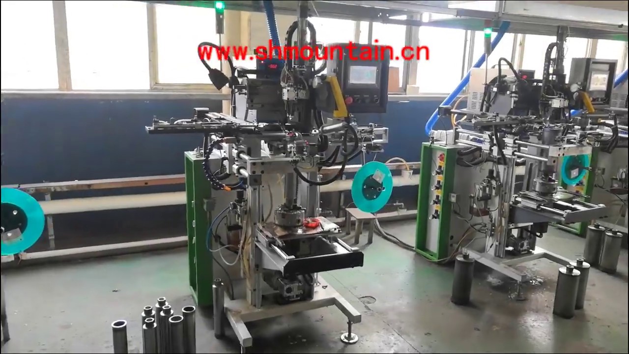 auto brazing machine for core drill - YouTube