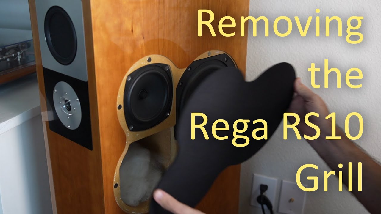 Removing the Rega RS10 Grilles - YouTube