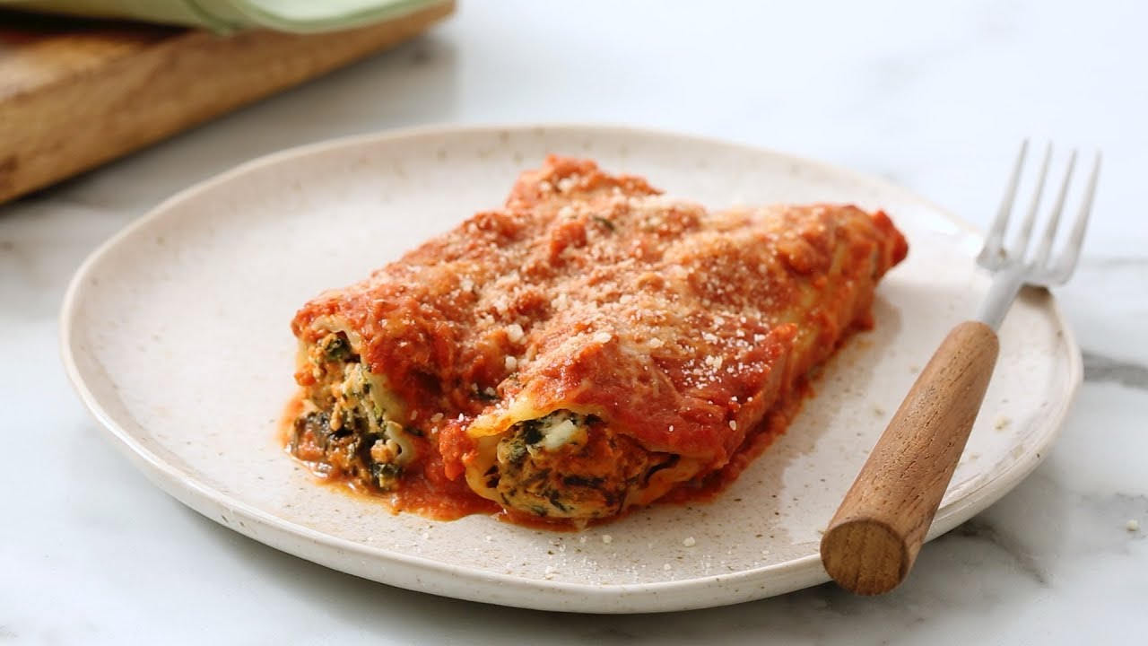 Spinach Manicotti In Creamy Tomato Sauce Martha Stewart YouTube spinach-manicotti-in-creamy-tomato-sauce-martha-stewart-youtube