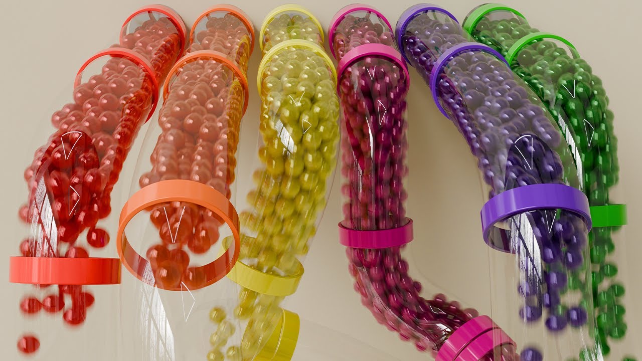 Through the Pipes Marble Run - YouTube