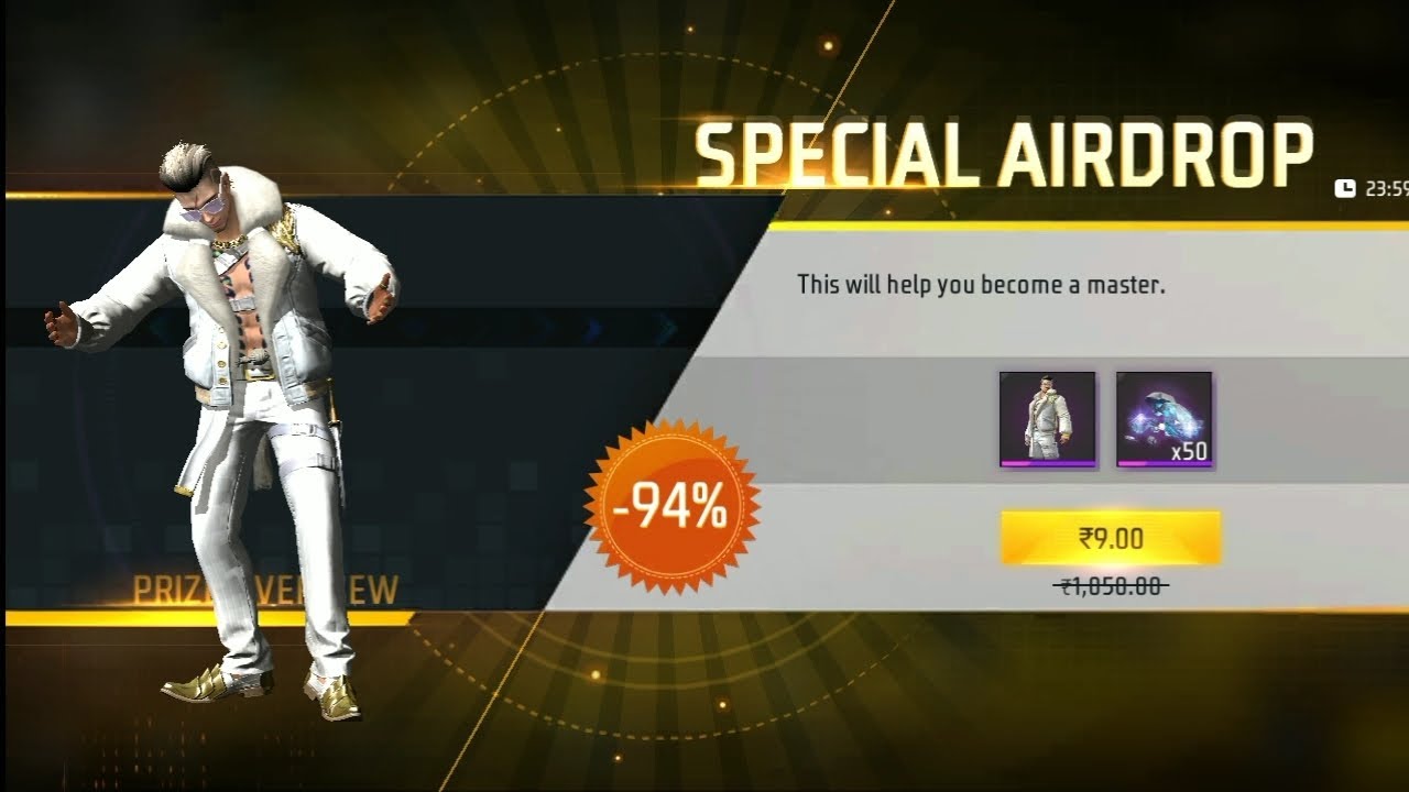 free Fire special airdrop purchase problem 9 rs airdrop free fire ...