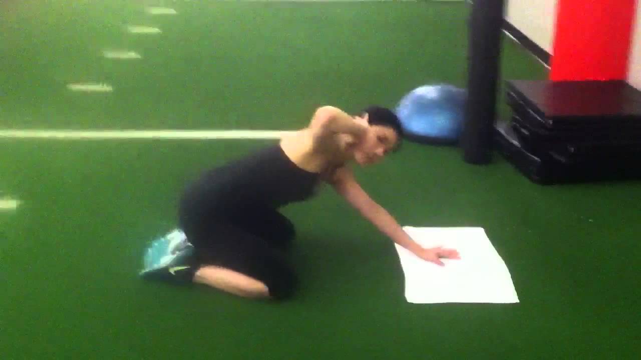 Child's Pose T-Spine Rotation - YouTube