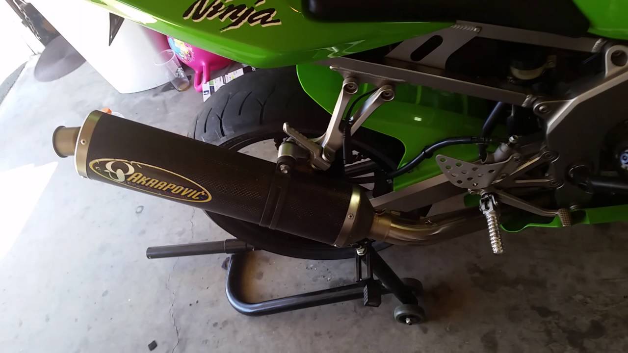 Kawasaki zx6r stunt bike - YouTube