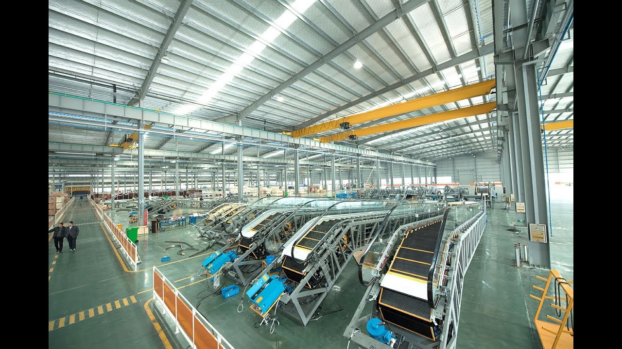 How Escalator works, FUJIHD Escalator, Moving Walk, Elevator, Lift ...