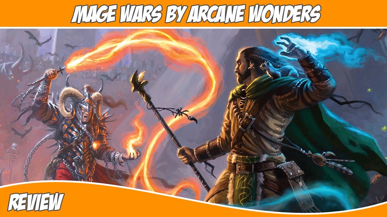 Mage Wars by Arcane Wonders Review - YouTube