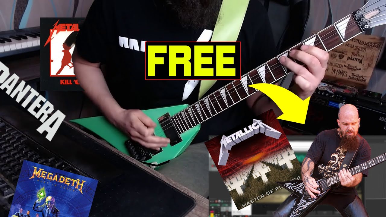 How to get THRASH metal guitar tone for free - YouTube