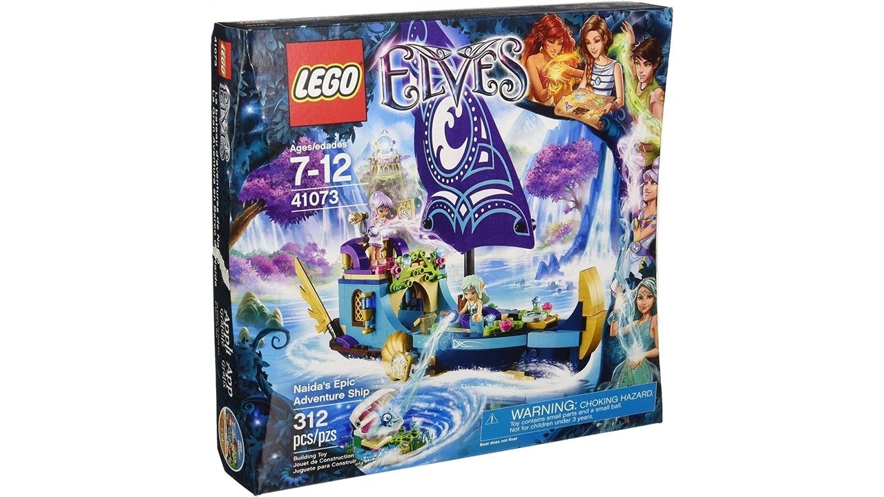 Lego Elves Naida's Epic Adventure Ship 41073 - YouTube