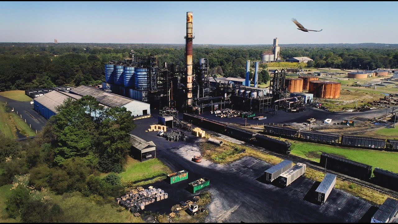 Check out aerial view of Continental Carbon plant in Phenix City ...