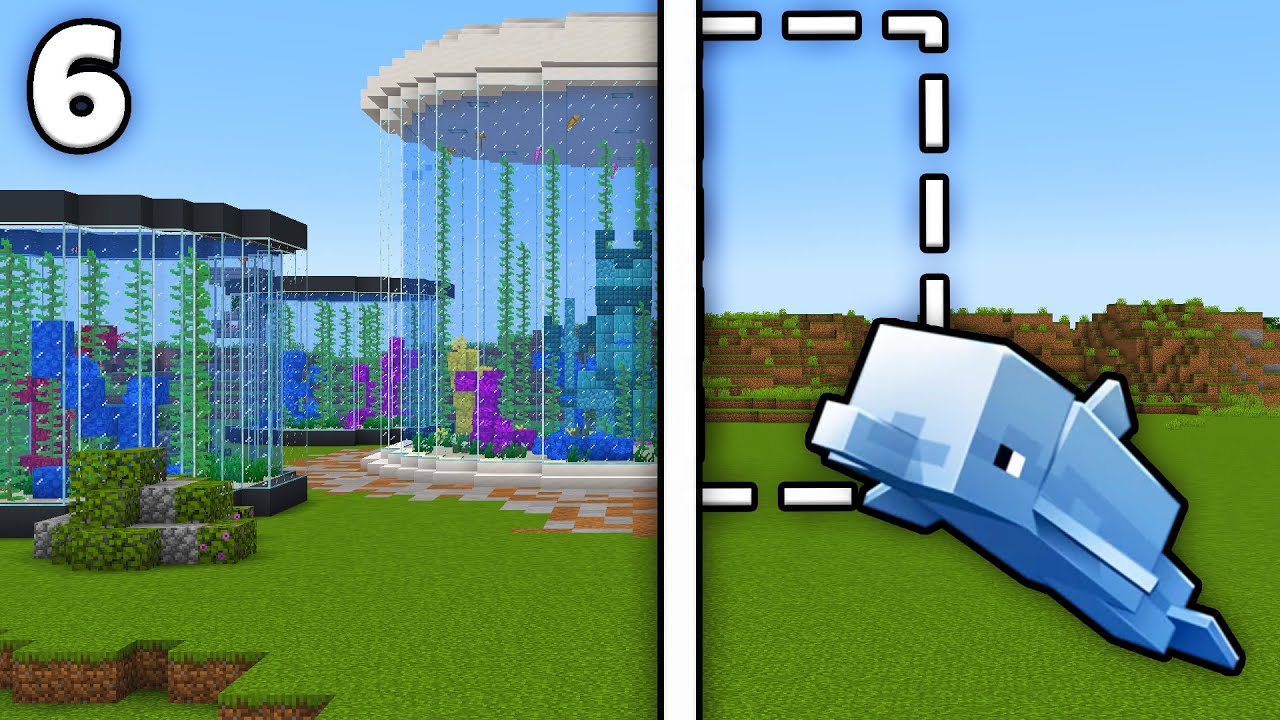 I Built an Aquarium in Minecraft Hardcore - YouTube