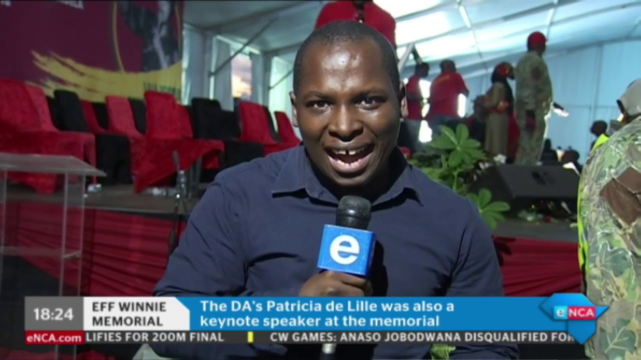 eNCA's Samkelo Maseko on EFF's memorial service for Winnie Mandela ...