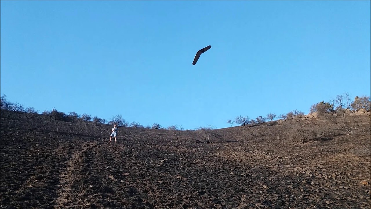 Ala delta casera - primer vuelo - YouTube