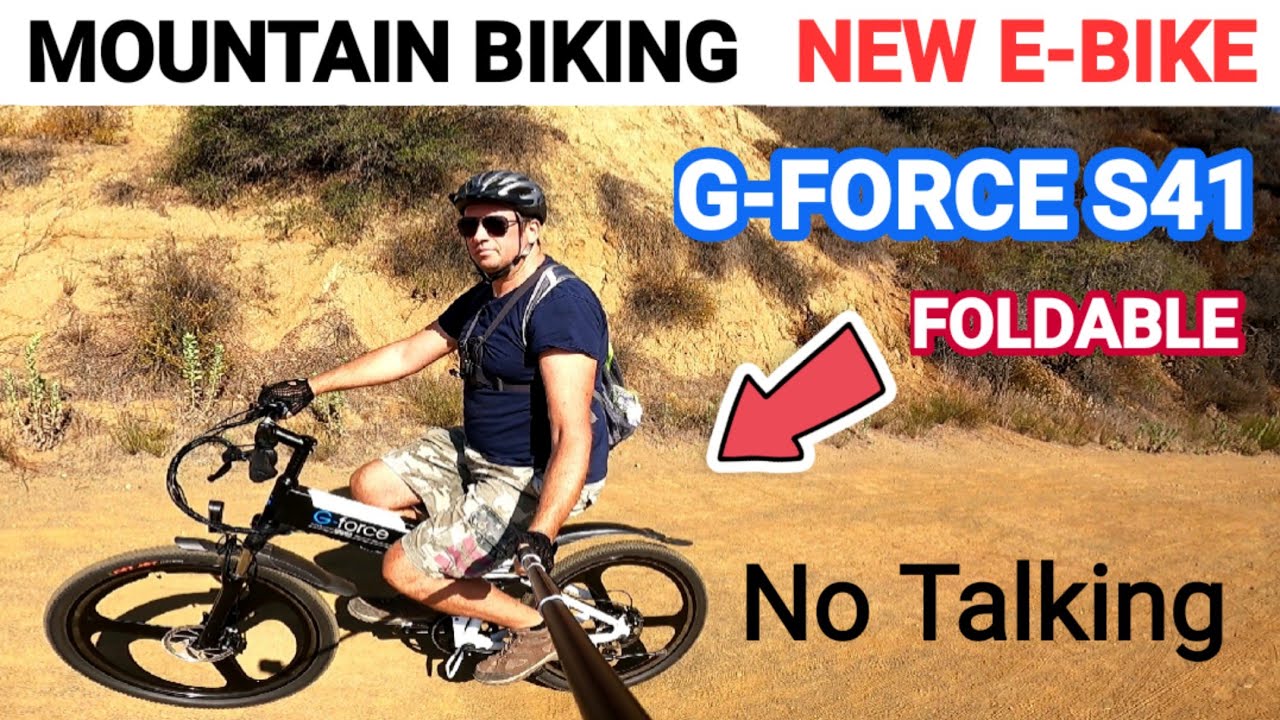 Mountain Biking Folding Electric Bike G-Force S41 No Talking - YouTube