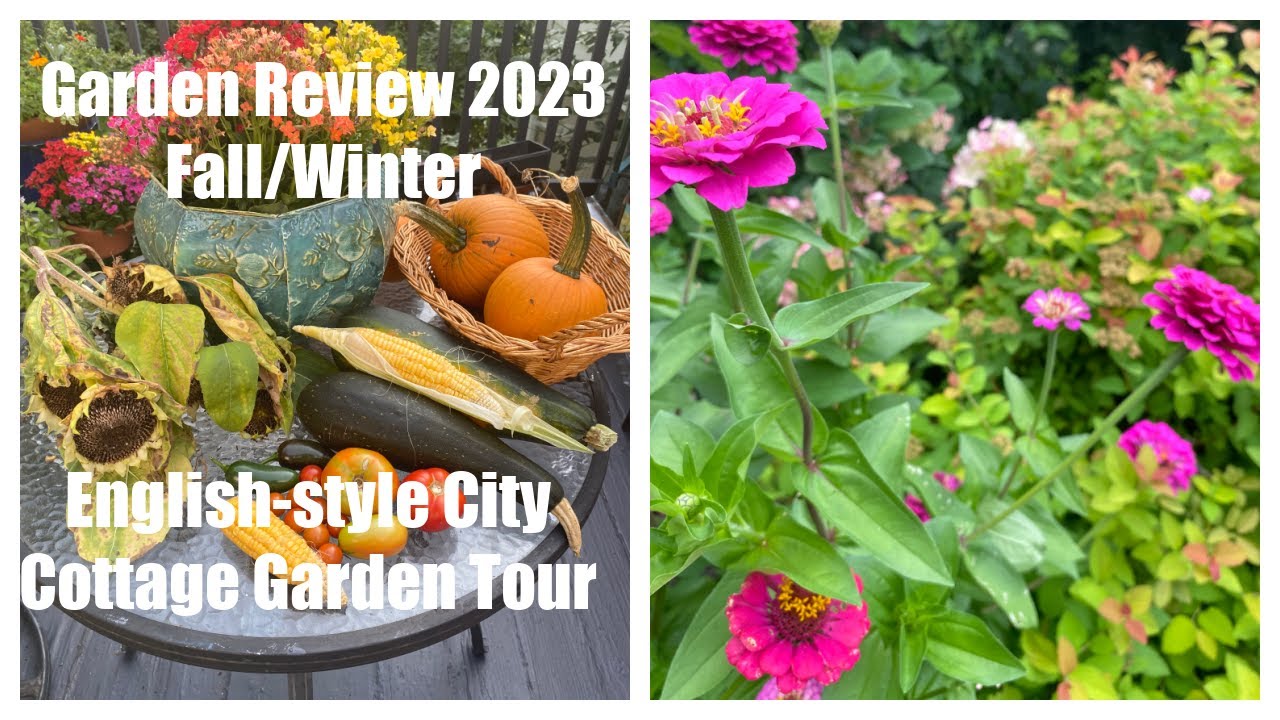 Garden Review 2023| Pt. 3 Fall/Winter Garden Tour Intentional Gardening ...