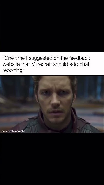 Minecraft Chat Report Meme - YouTube