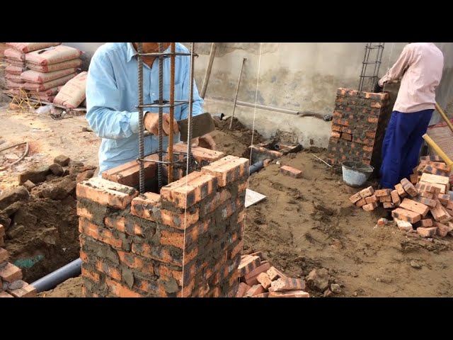 Brick Column Construction