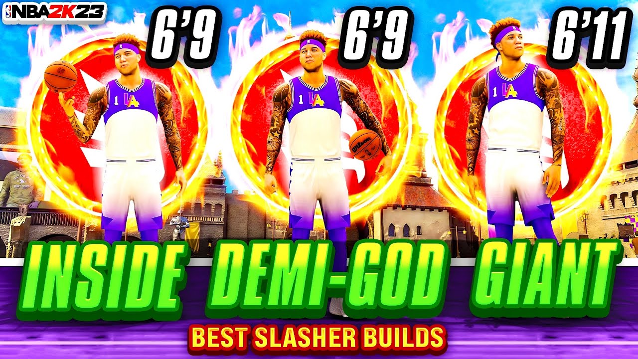 MY 3 FAVORITE SLASHER BUILDS OF NBA 2K23! - YouTube