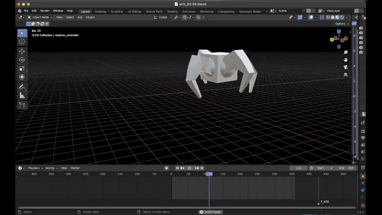 Mechatronic Marvel: Fast Robotic Animation with Blender - YouTube