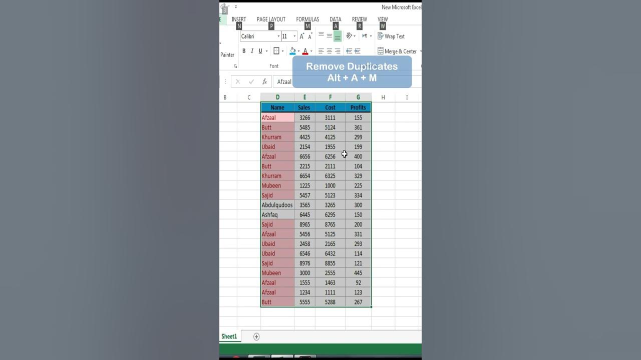 How To Remove Duplicates In Excel Highlight Duplicate Values In Excel Excel Tips And Tricks