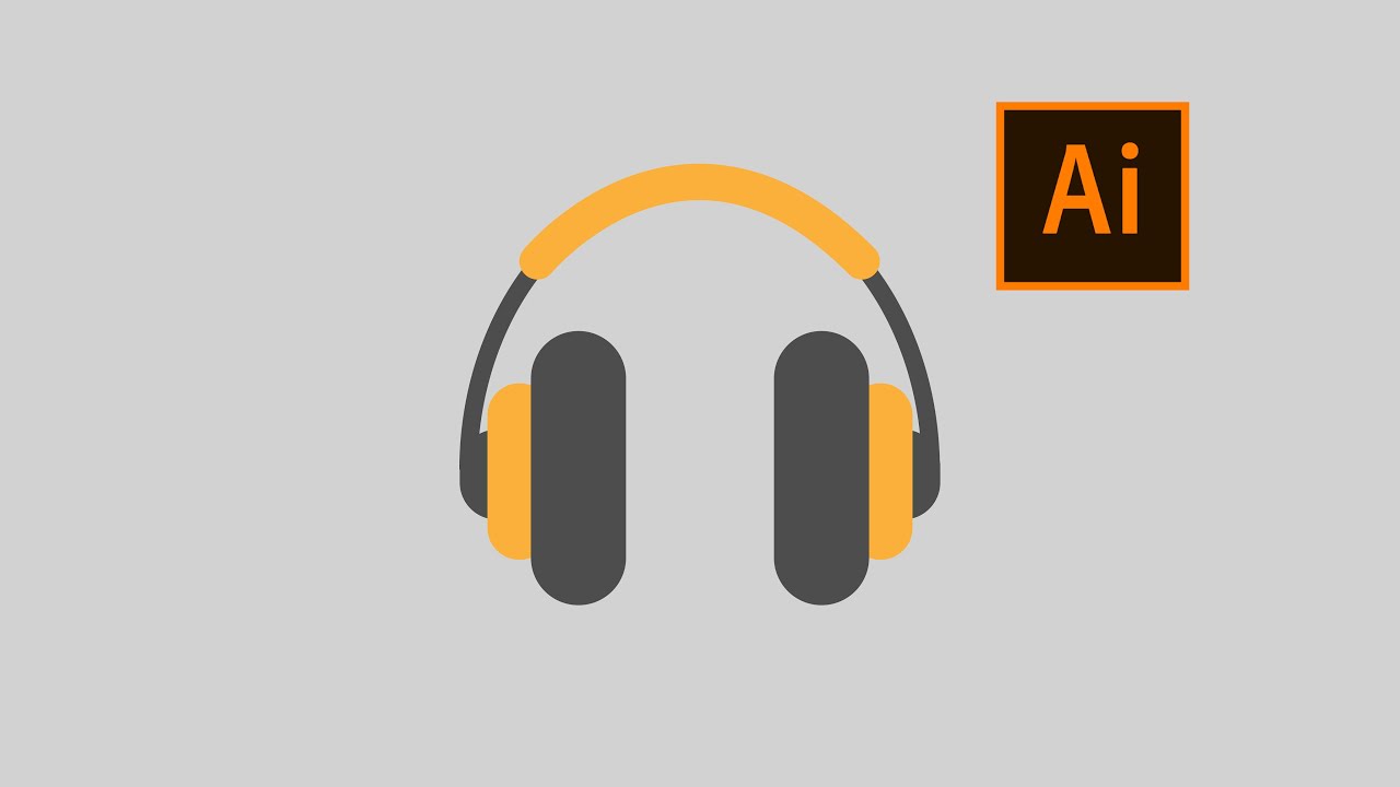 How to create headphone | illustrator tutorial | - YouTube