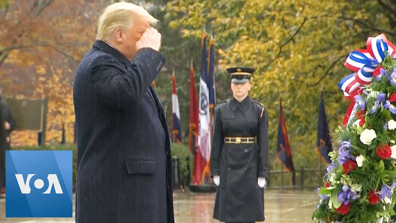 Trump Marks Veterans Day in First Official Post-Election Appearance ...