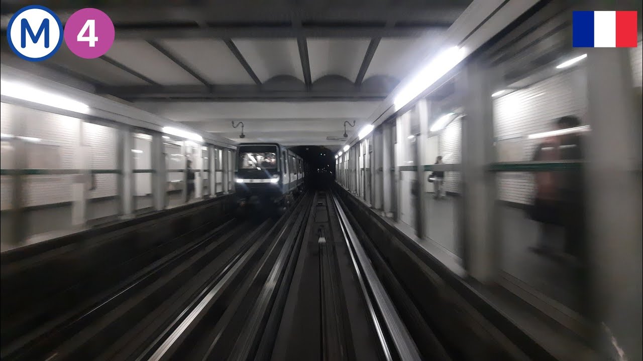Ligne 4 du Métro de Paris/ Ligne 4 of Paris Subway on 24/12/2023 - YouTube