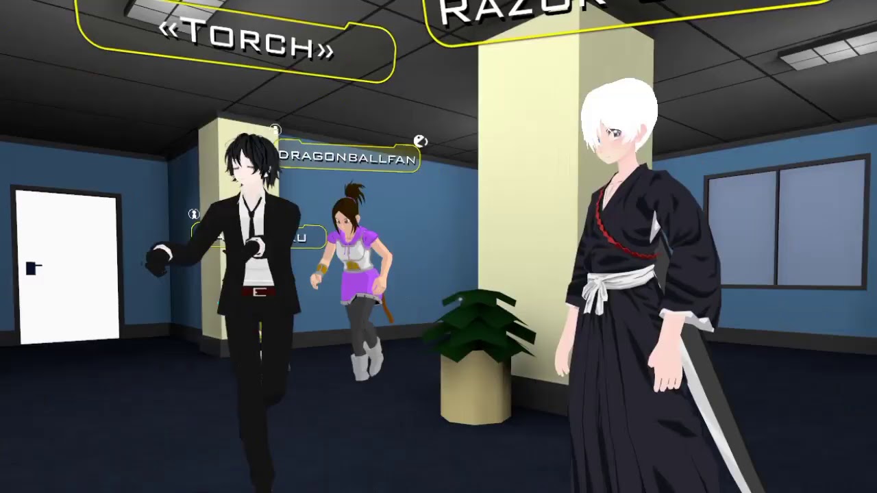 Playing vr chat with a few friends - YouTube