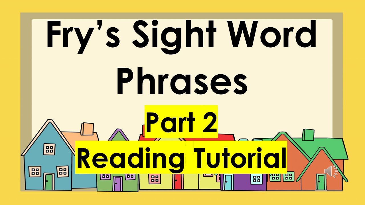 Let's Read! Fry's Sight Words Phrases Part 2 #readingtutorial # ...