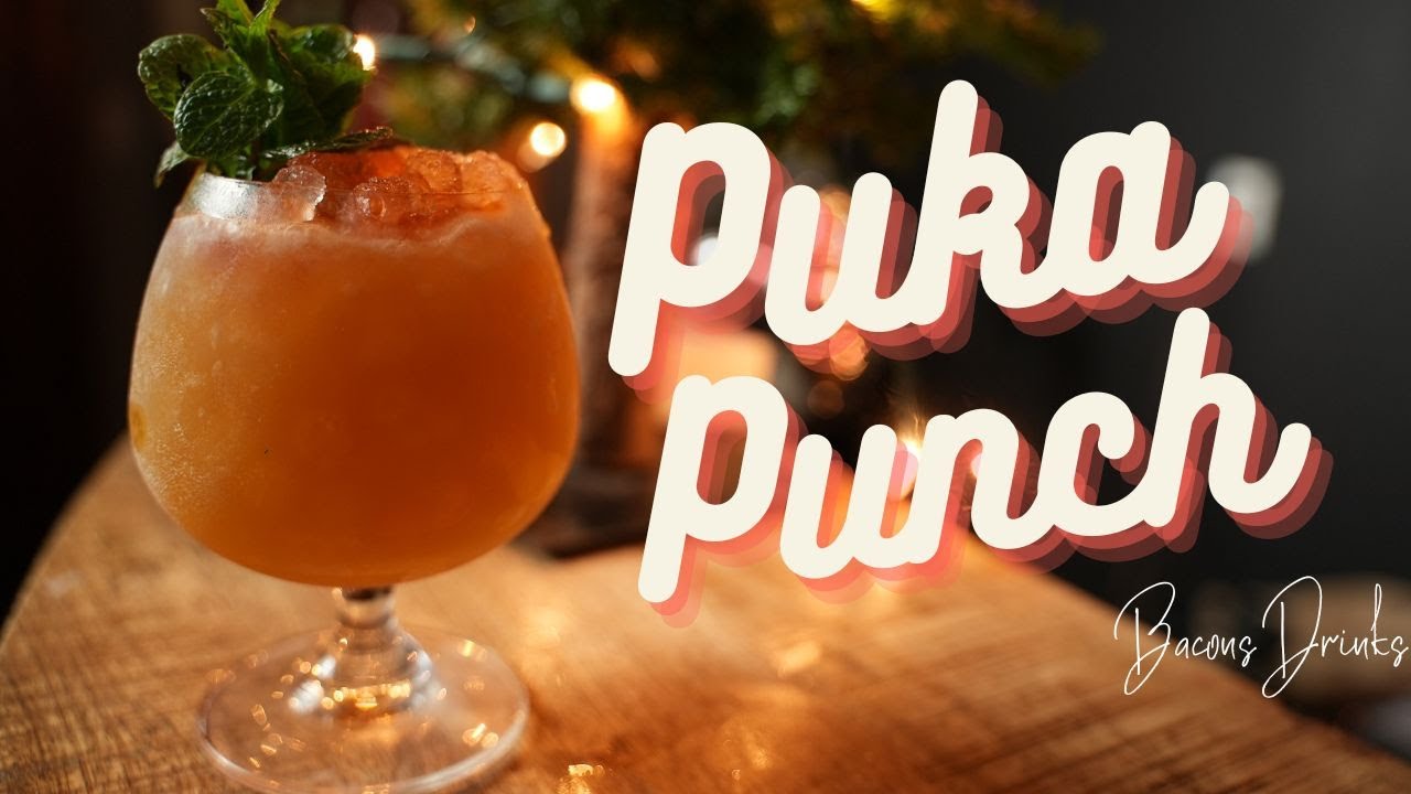 Puka Puka Punch- A Tropical Delight! - YouTube