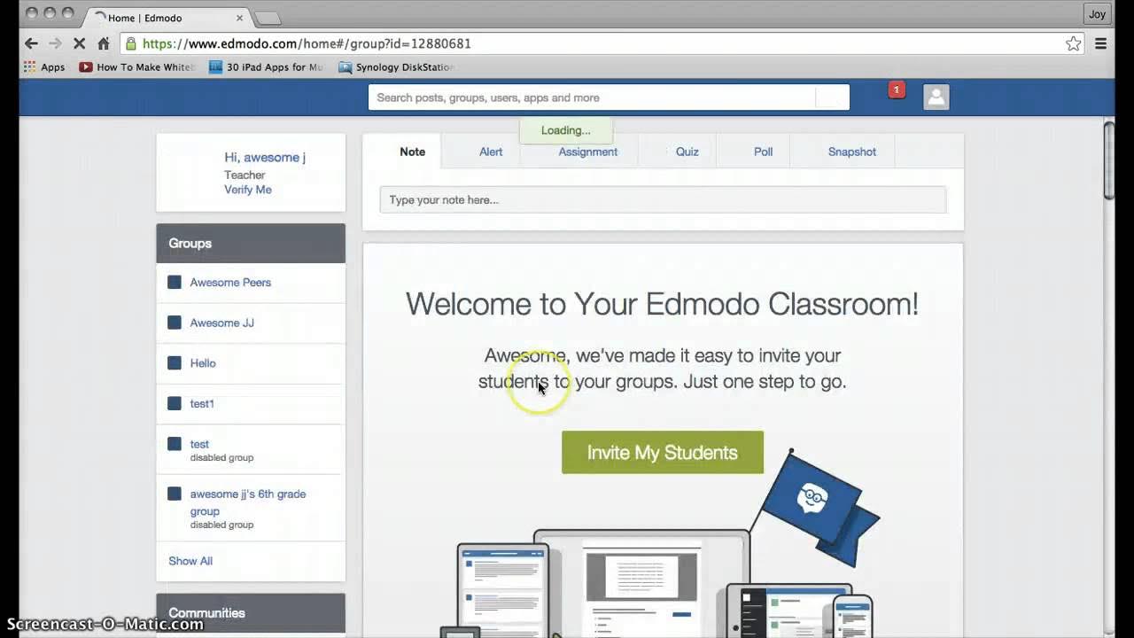 How to use the assignment feature on Edmodo (For teachers) by Awesome ...