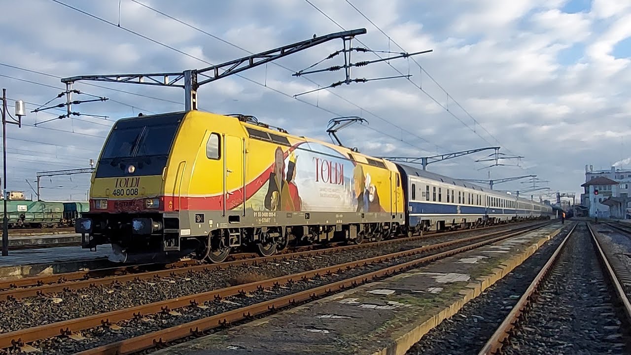 Bombardier Traxx Mav H-Start 480 008 Toldi electric locomotive in ...