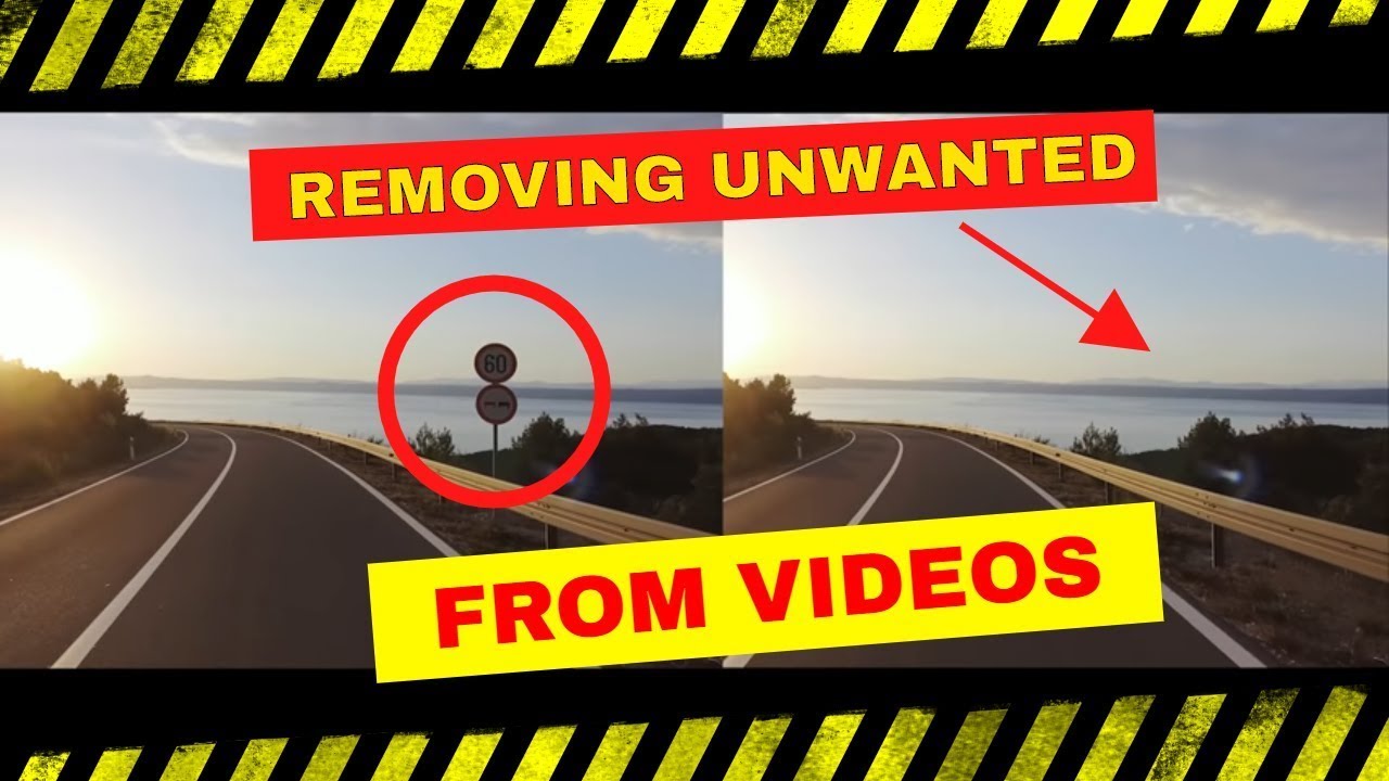 Remove Unwanted objects in Videos With After effects CC #afterfx # ...