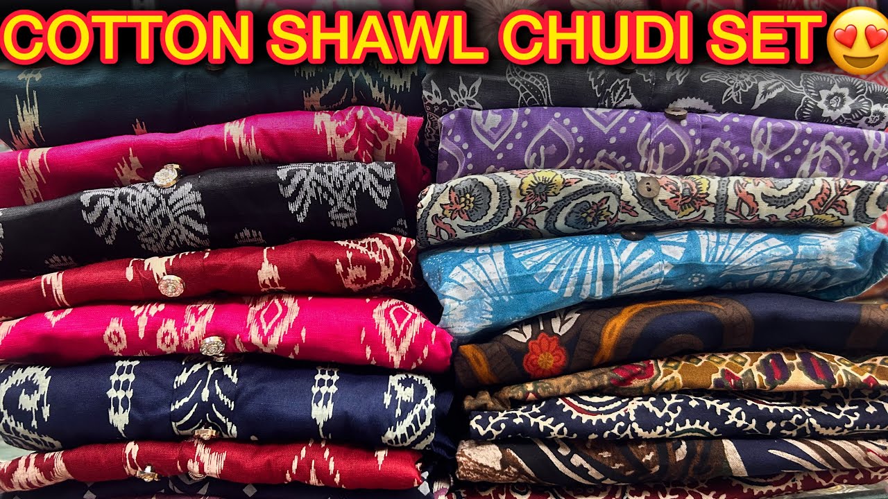 JAIPUR COTTON CHUDI SET IN JUST 550/- 😍 CO-ORD SET 👌 - YouTube