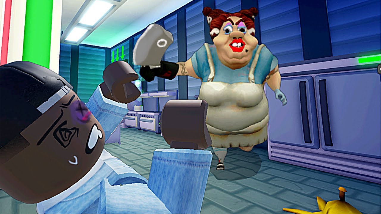 Roblox ESCAPE EVIL LUNCH LADY - YouTube