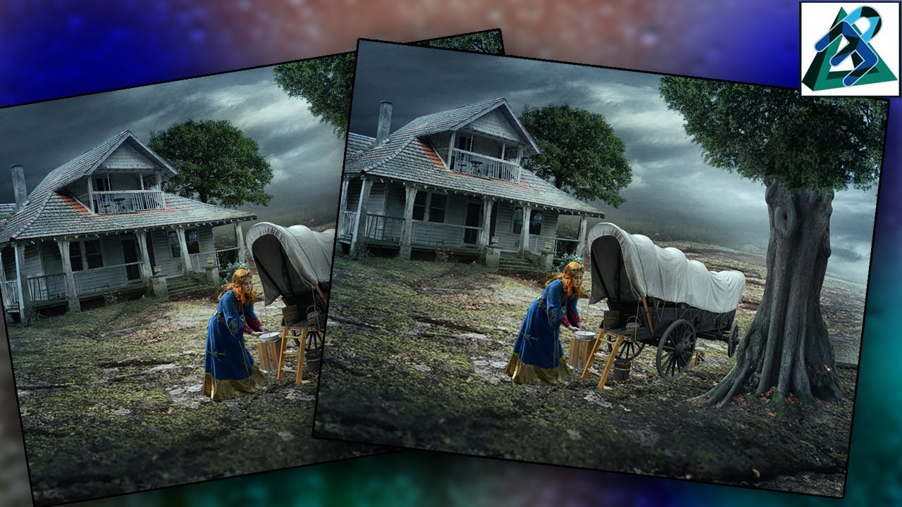 Photoshop Tutorial : Fantasy Girl Photo Manipulation - YouTube