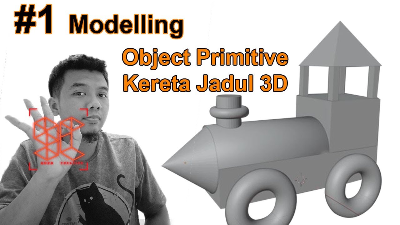 Cara Modelling Objek 3D (Kereta Jadul) #1 Menggunakan Object Primitive ...