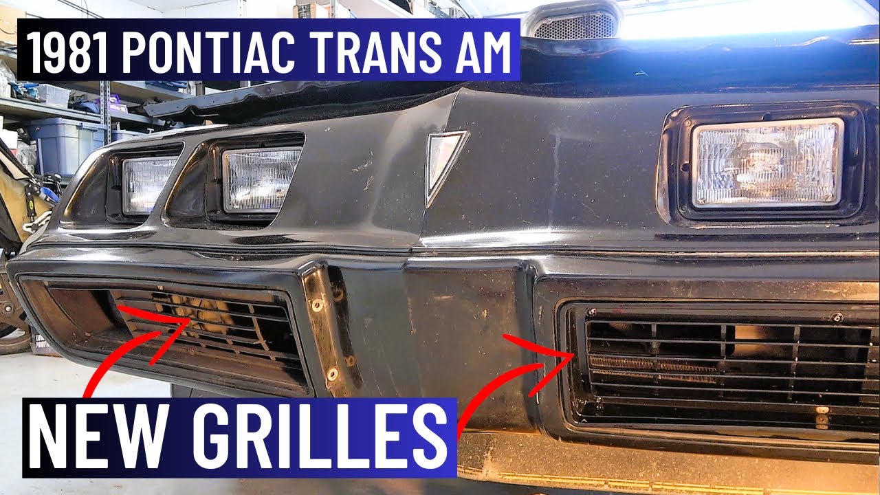 1981 Pontiac Trans Am | New Grilles - YouTube